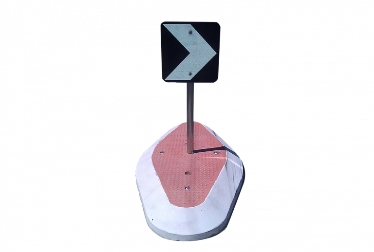 Concrete Traffic Islands