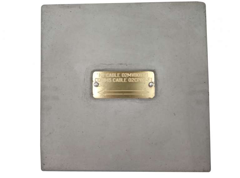 Concrete Cable Route Marker Blocks