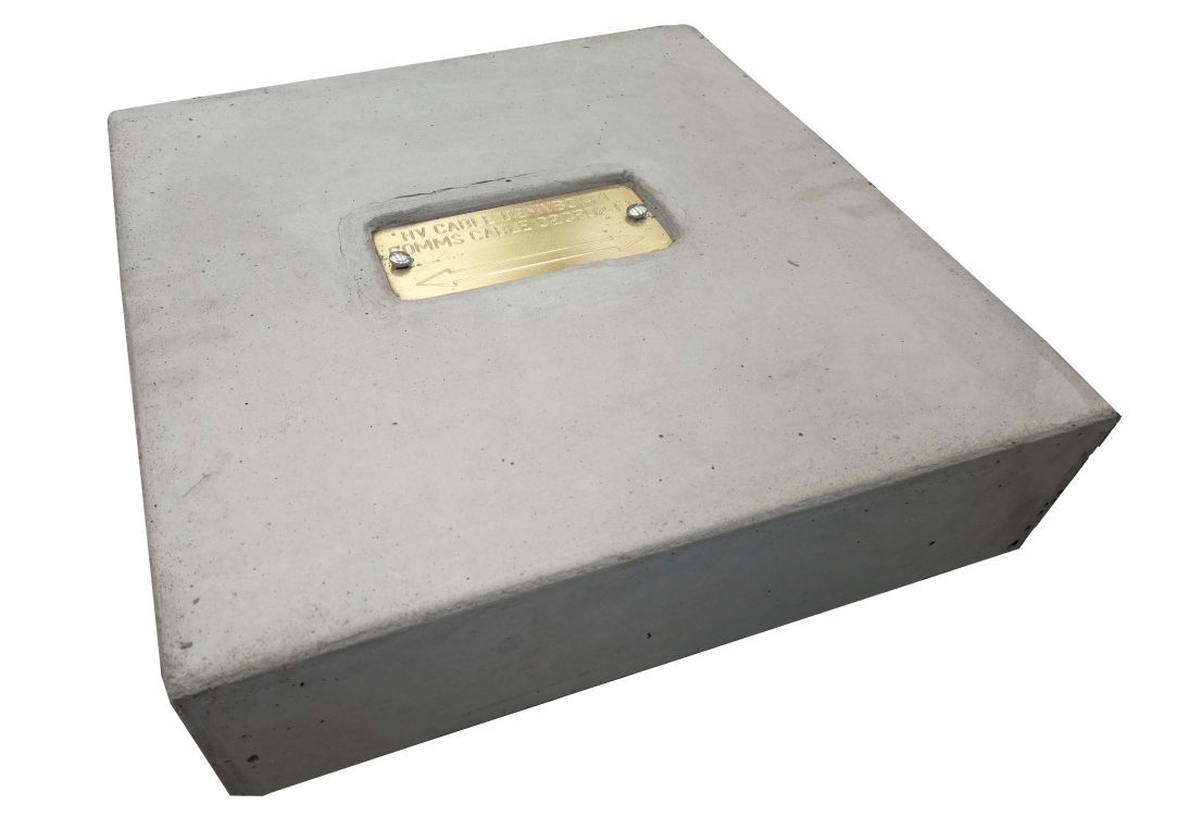 Concrete Cable Route Marker Blocks